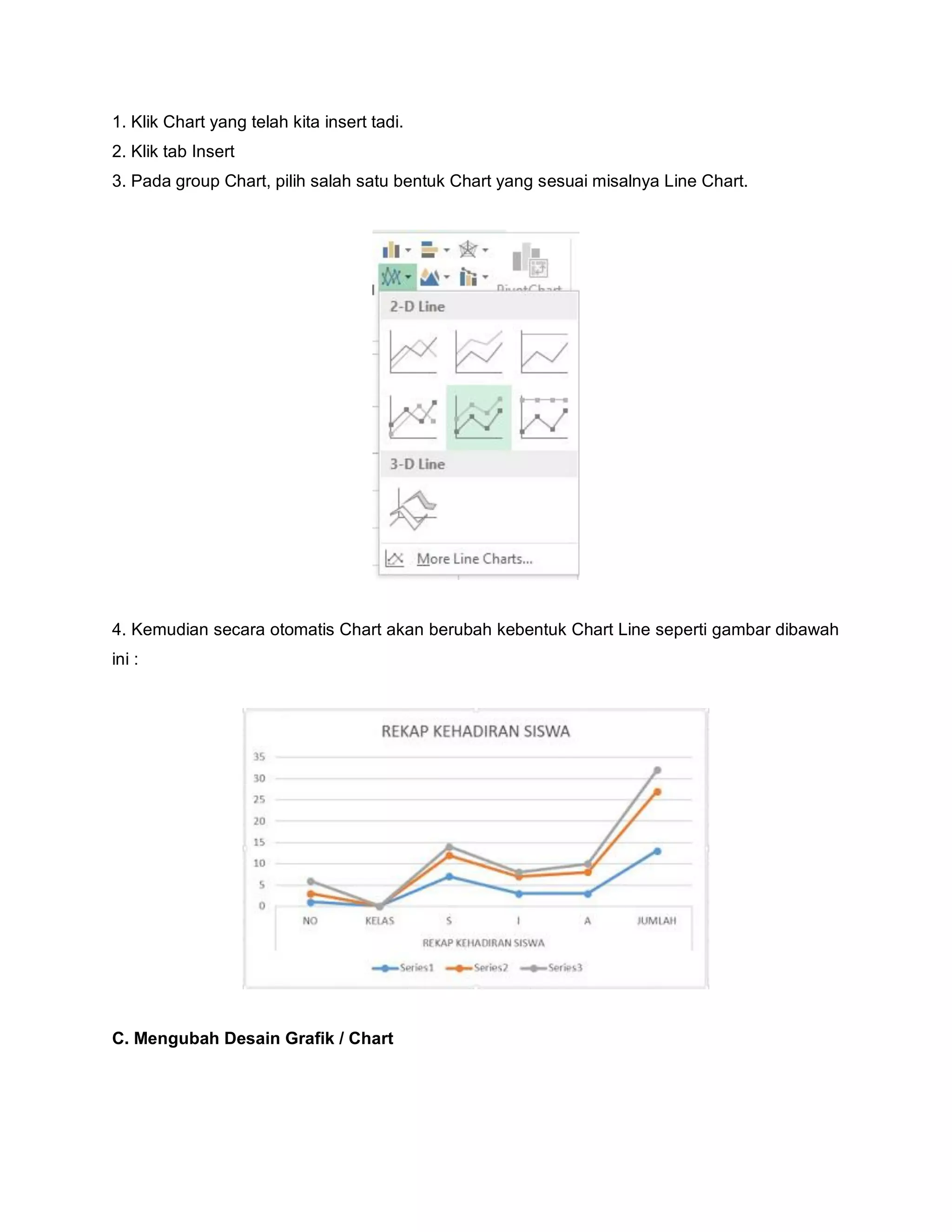 Fungsi grafik pada excel dan cara menggunakannya | PDF