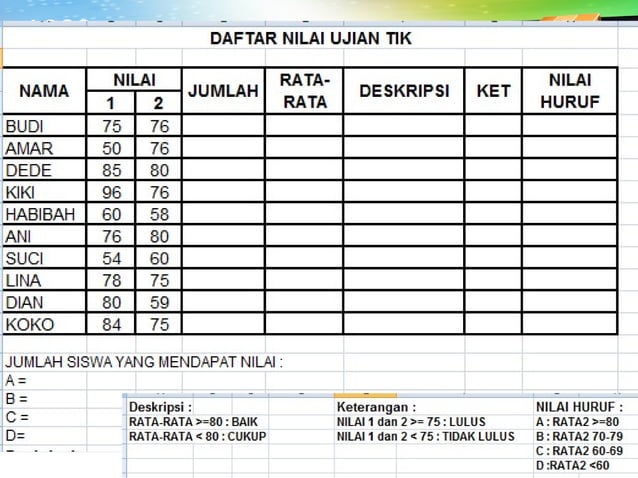 materi Fungsi IF pada microsoft excel di kelas 8 | PPT