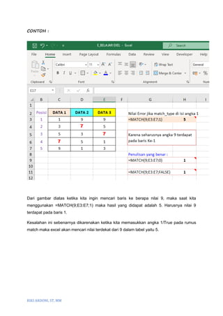 FUNGSI INDEX & MATCH pada EXCEL.docx