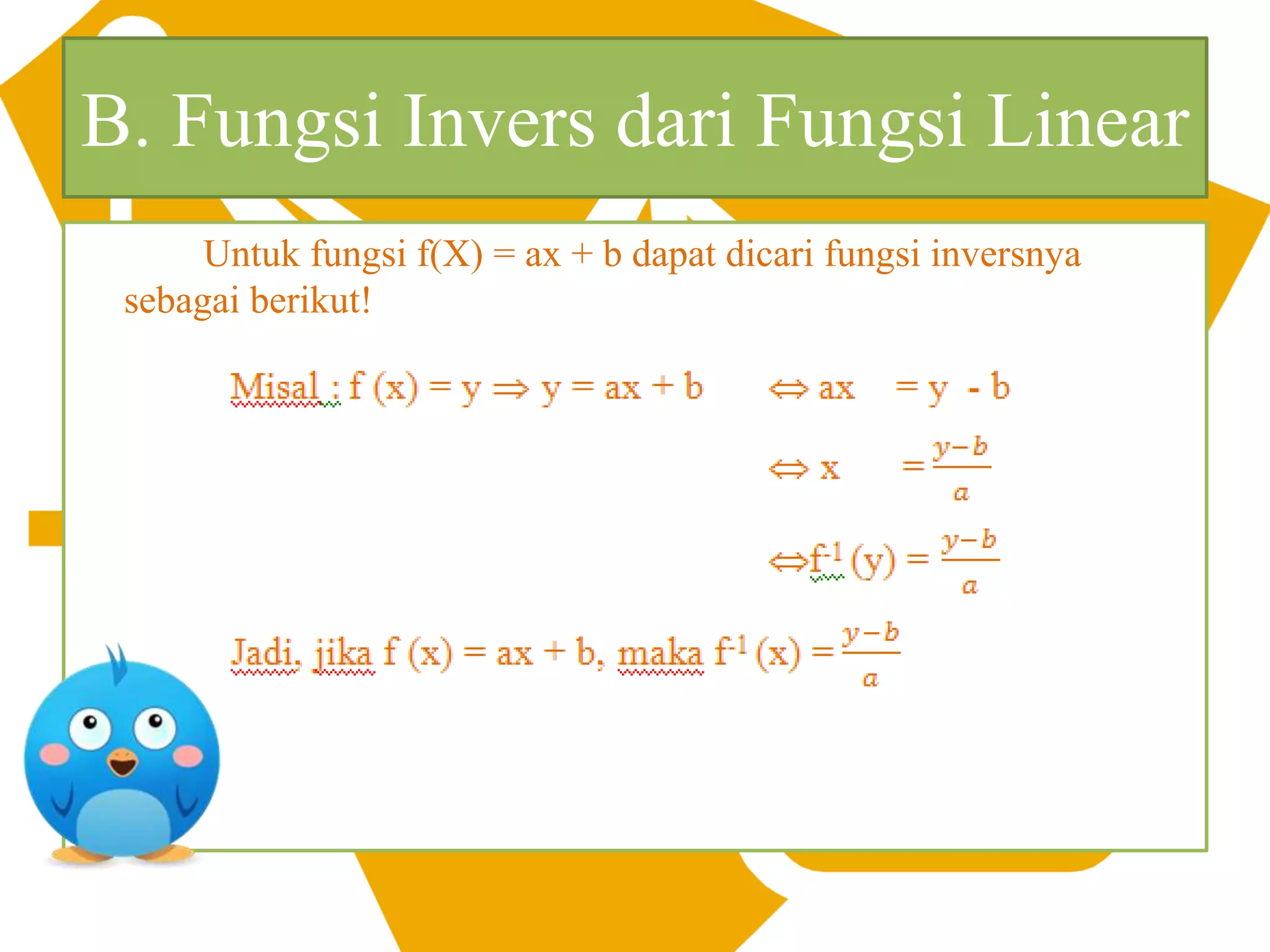 Fungsi Invers | PPTX