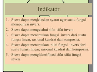 Fungsi Invers | PPTX