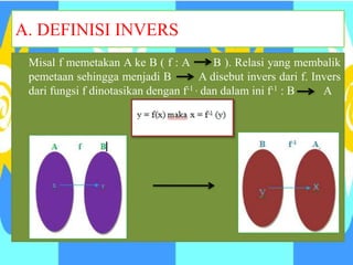 Fungsi Invers | PPTX