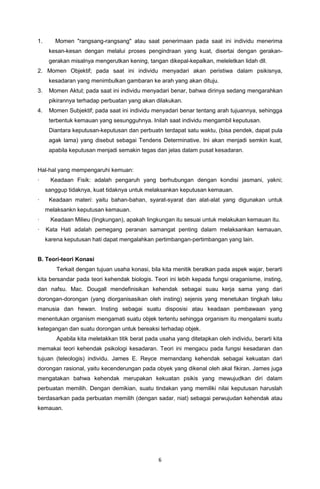 Fungsi jiwa kehendak | DOCX