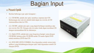 Fungsi komponen komputer | PDF