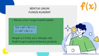 Menggambar dan menentukan persamaan grafik FUNGSI KUADRAT.pptx