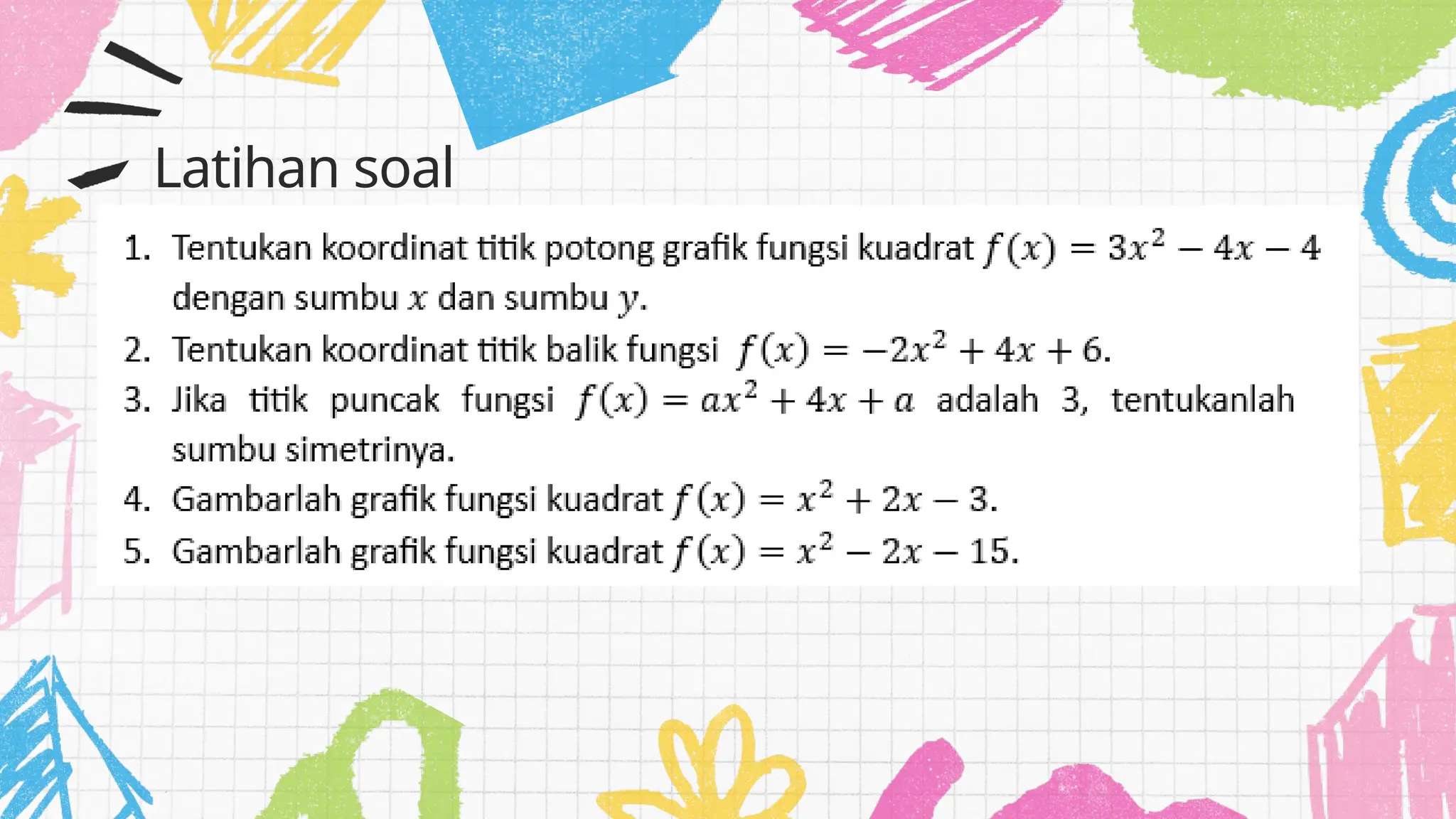 Bab Fungsi Kuadrat (Sifat-sifat Grafik fungsi Kuadrat dan Menyusun Fungsi Kuadrat).pptx