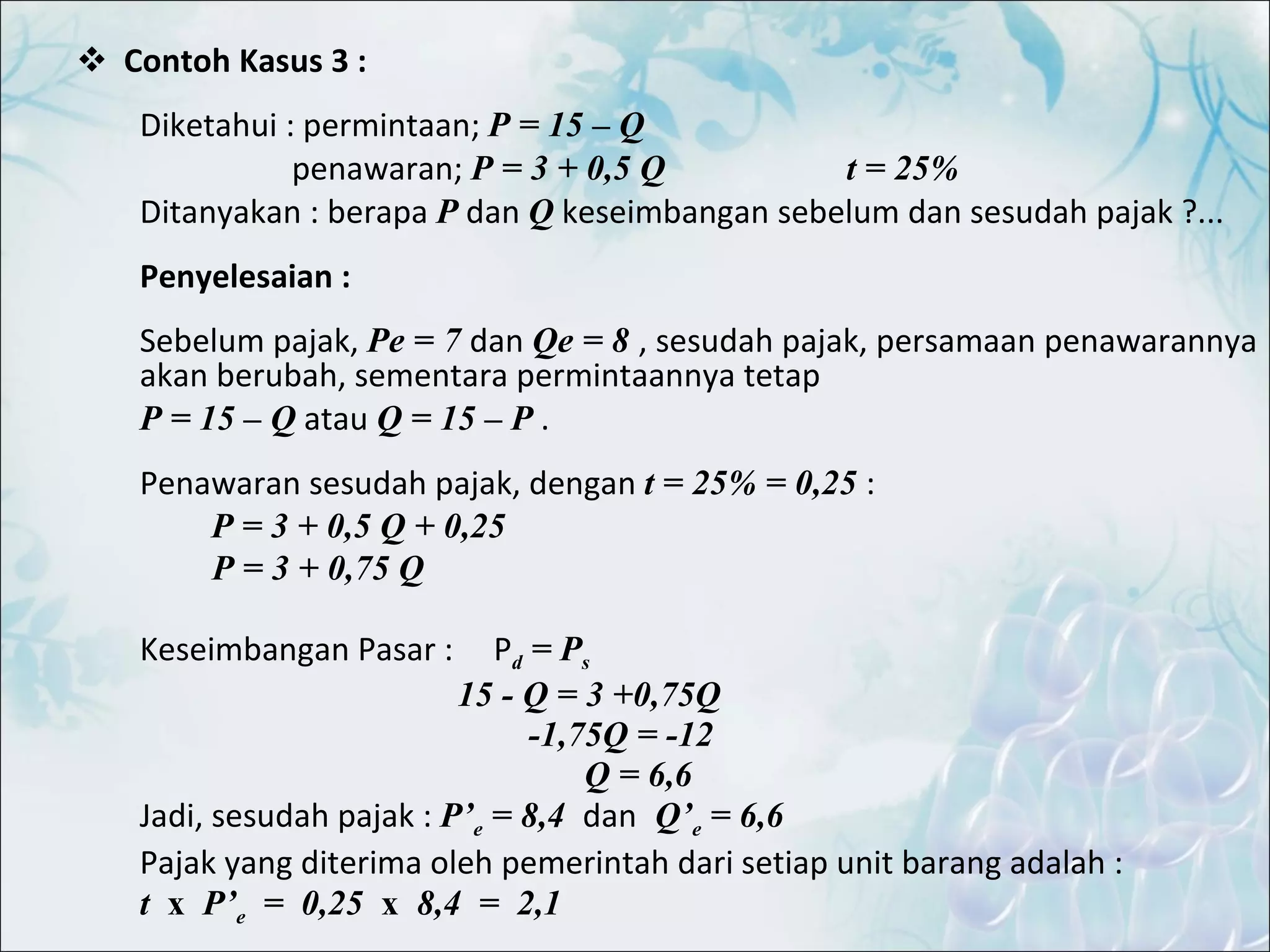 Fungsi Linier dan Penerapannya dalam Ekonomi | PPS