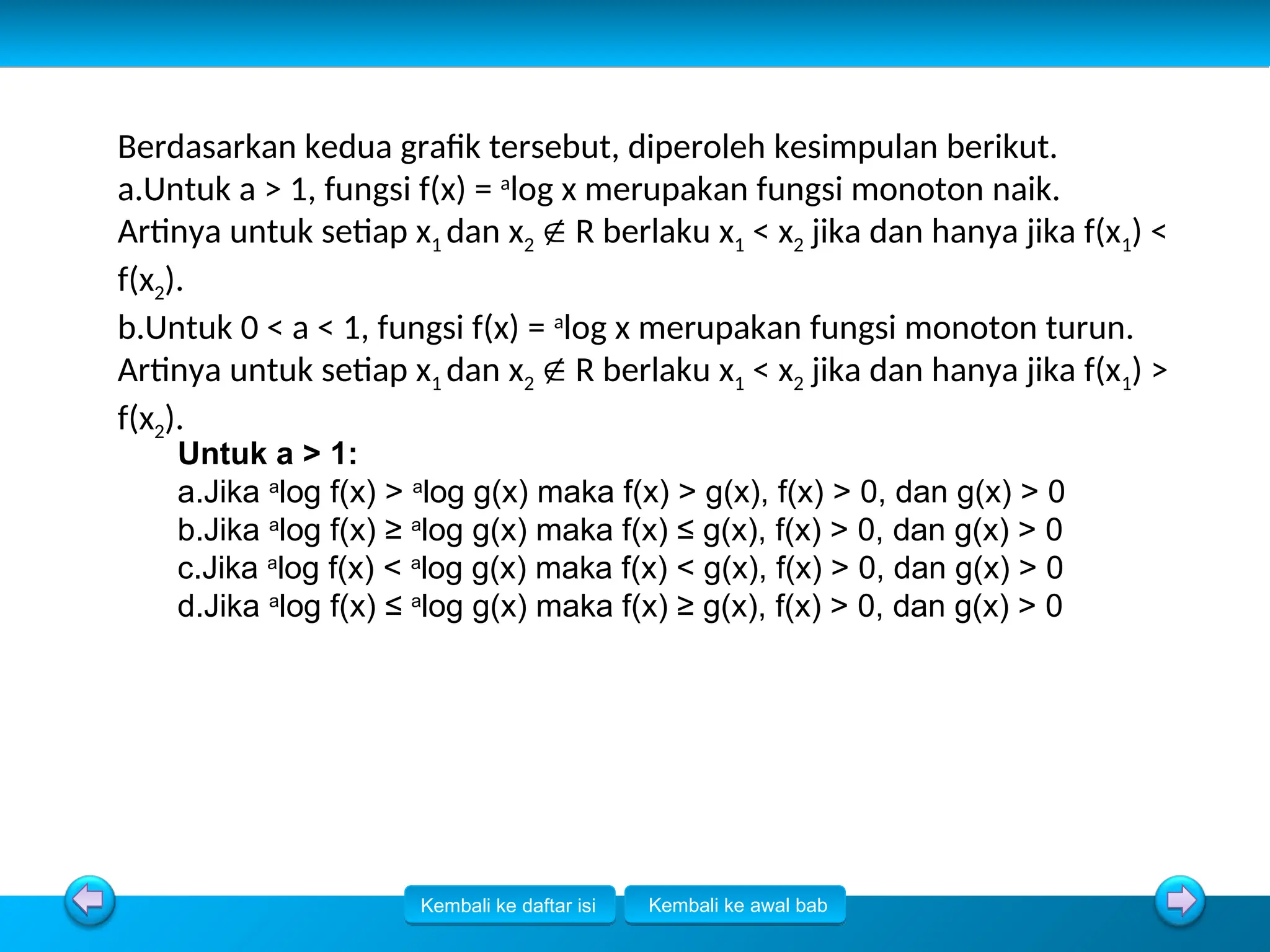 materi matematika kelas x (sepuluh) fungsi logaritma.ppt