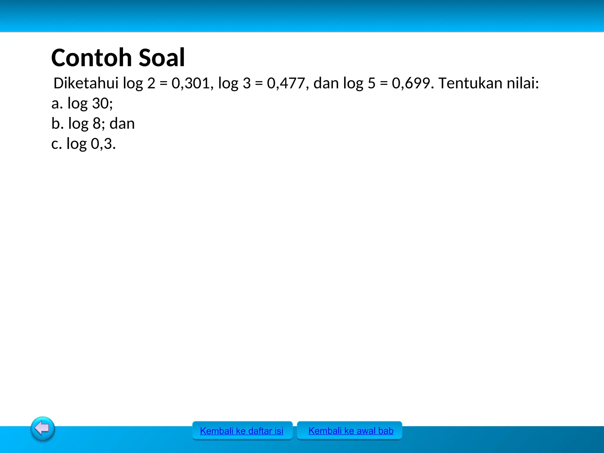 materi matematika kelas x (sepuluh) fungsi logaritma.ppt