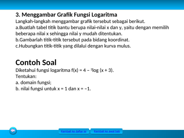 materi matematika kelas x (sepuluh) fungsi logaritma.ppt