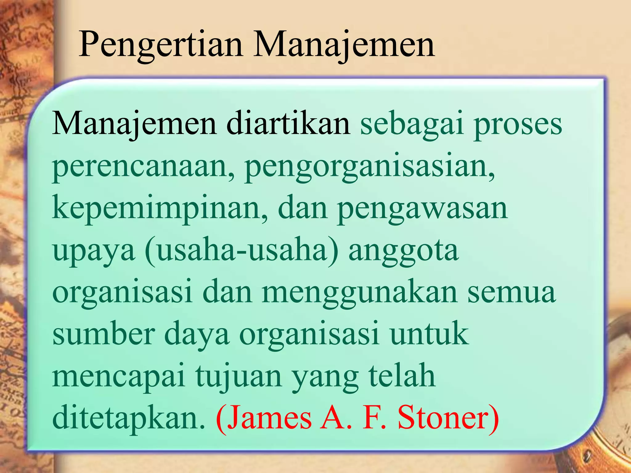 Fungsi manajemen | PPTX