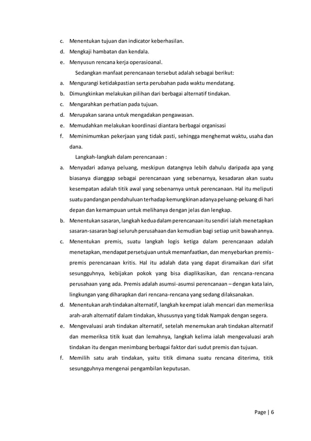 Fungsi manajemen menurut luther gullick | DOCX