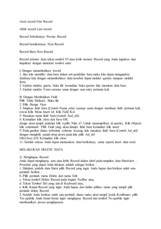 Fungsi menu dan ikon pada menu bar | PDF