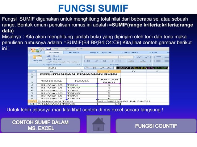 Fungsi Ms. Excel | PPT