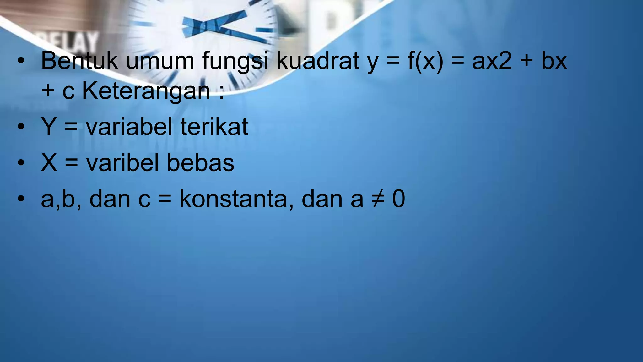 Fungsi non linier | PPTX