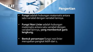 Fungsi non linier | PPT