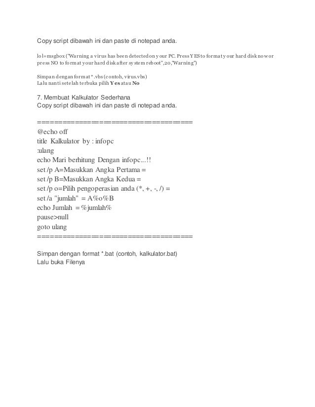 Fungsi notepad memang banyak