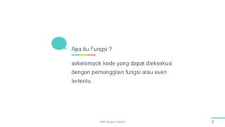 Fungsi pada java script | PPTX