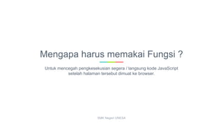 Fungsi pada java script | PPTX