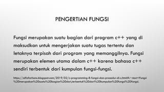 funsi pada php, cara menuliskan fungsi-fungsi | PPT