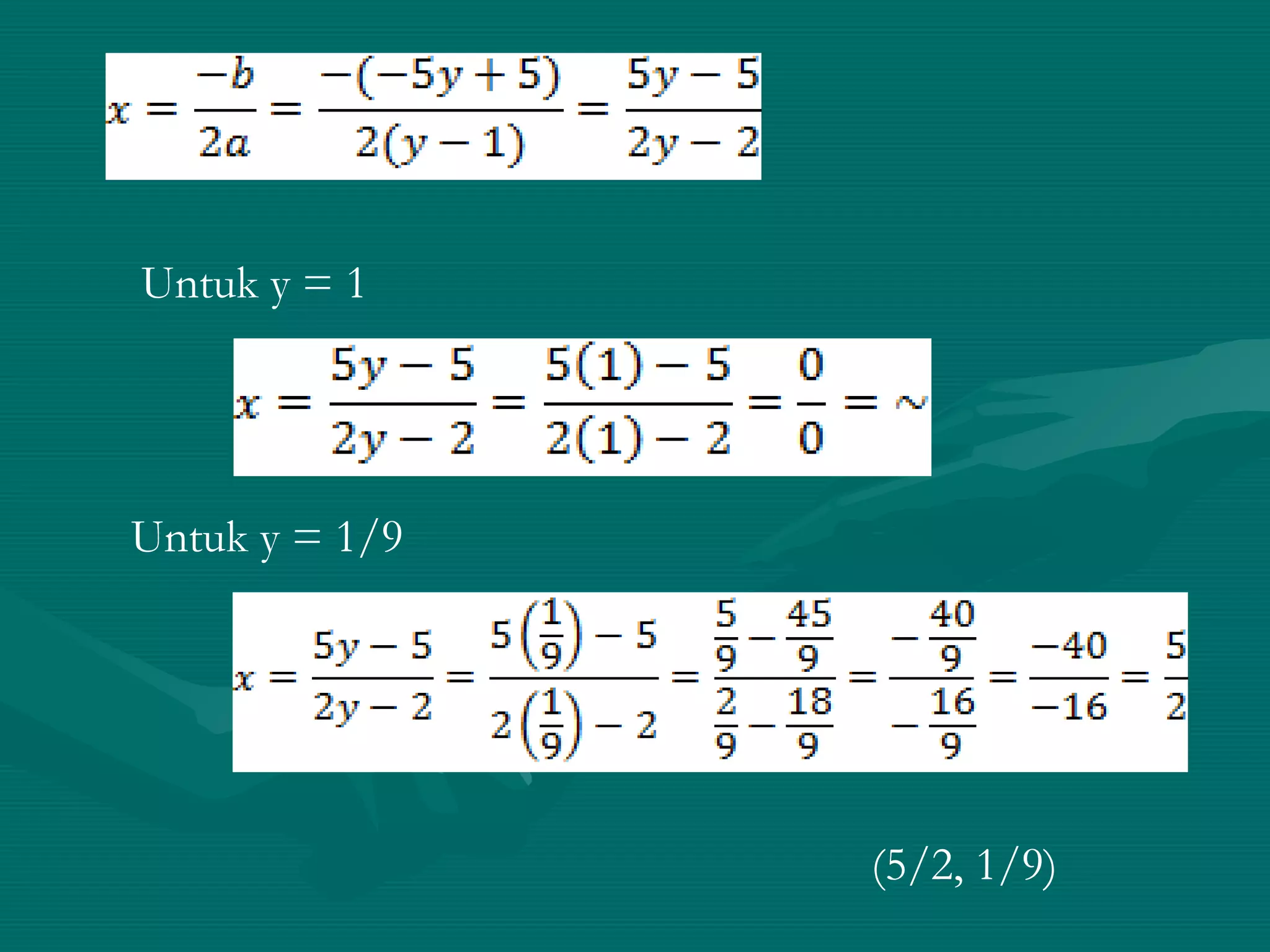 Fungsi pecah fungsi rasional | PPT