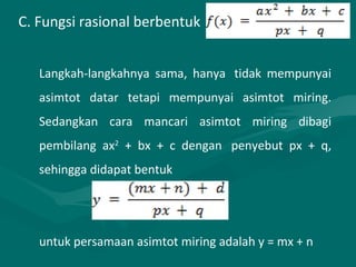 Fungsi pecah fungsi rasional | PPT