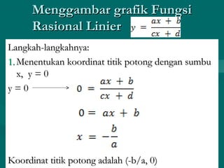Fungsi pecah fungsi rasional | PPT