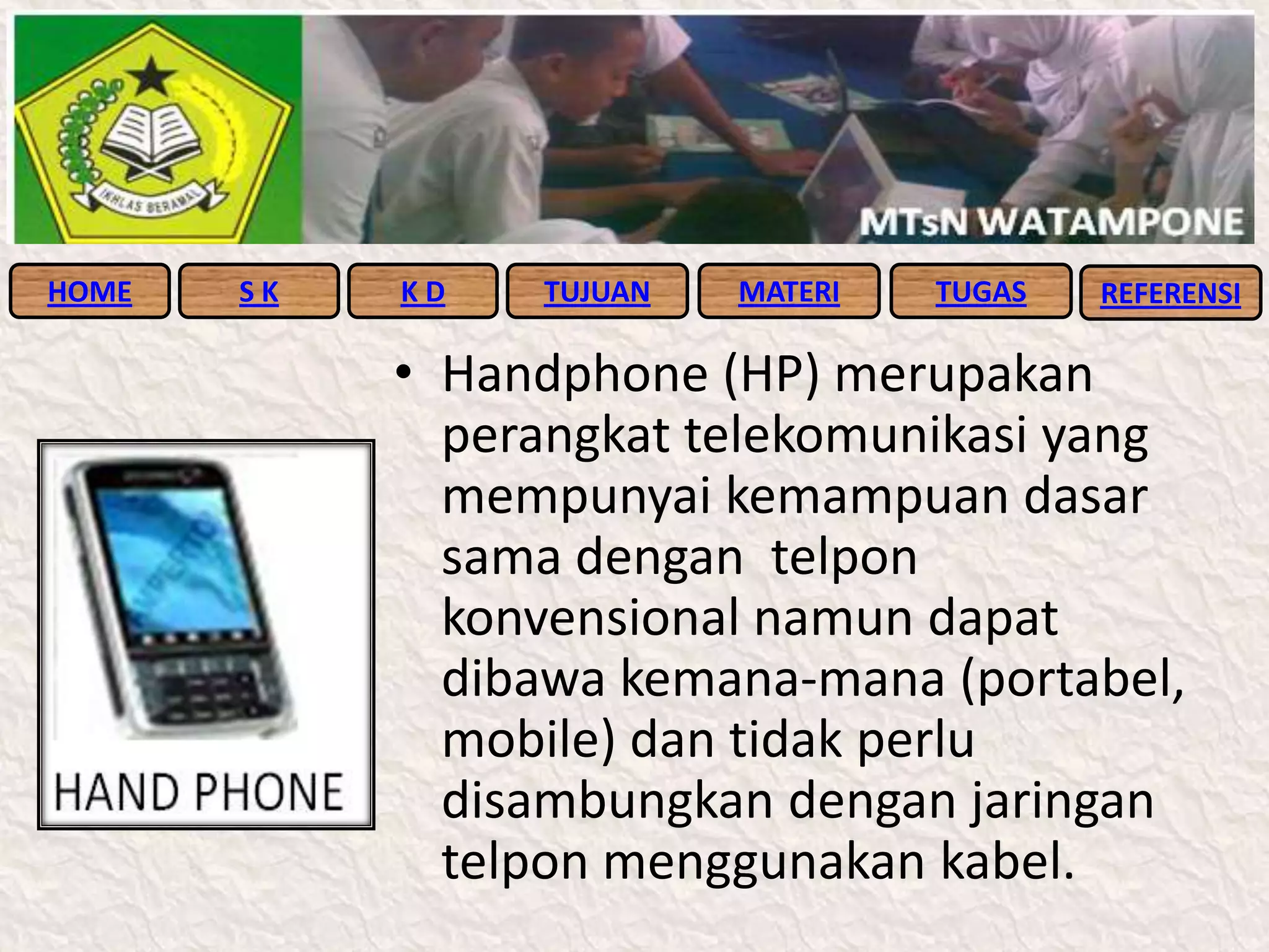 Fungsi peralatan teknologi informasi dan komunikasi | PPTX