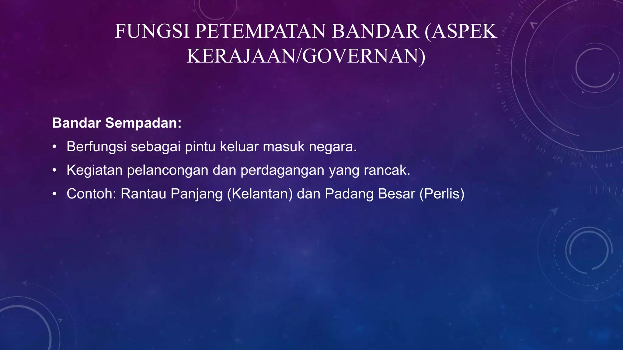 Fungsi petempatan bandar dan luar bandar | PPTX