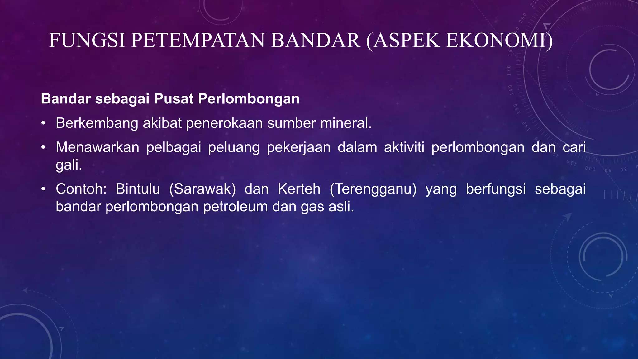 Fungsi petempatan bandar dan luar bandar | PPTX