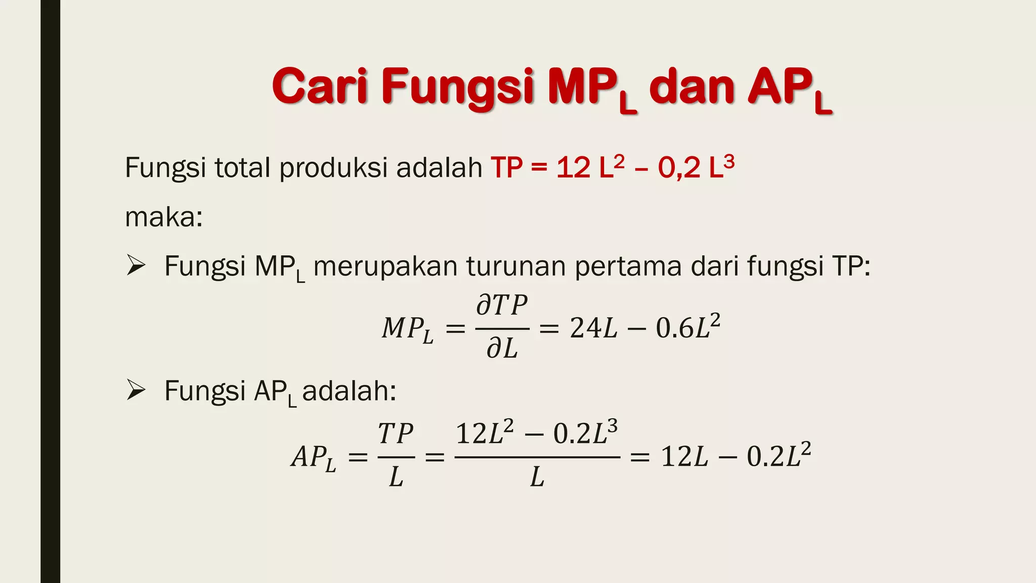 Fungsi Produksi I - Contoh Soal dan Solusi.pdf