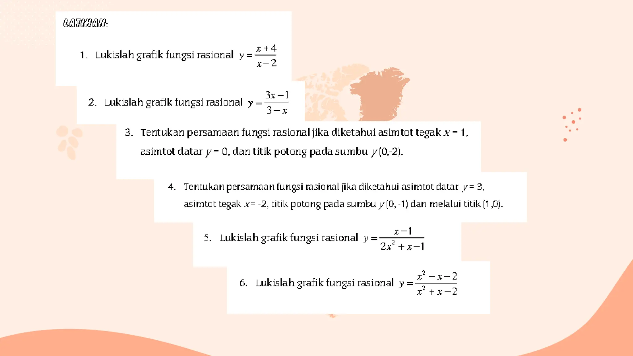 FUNGSI RASIONAL MATEMATIKA TINGKAT LANJUT | PPTX