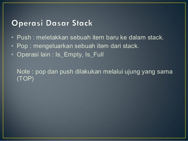 Fungsi rekursif, queue, stack
