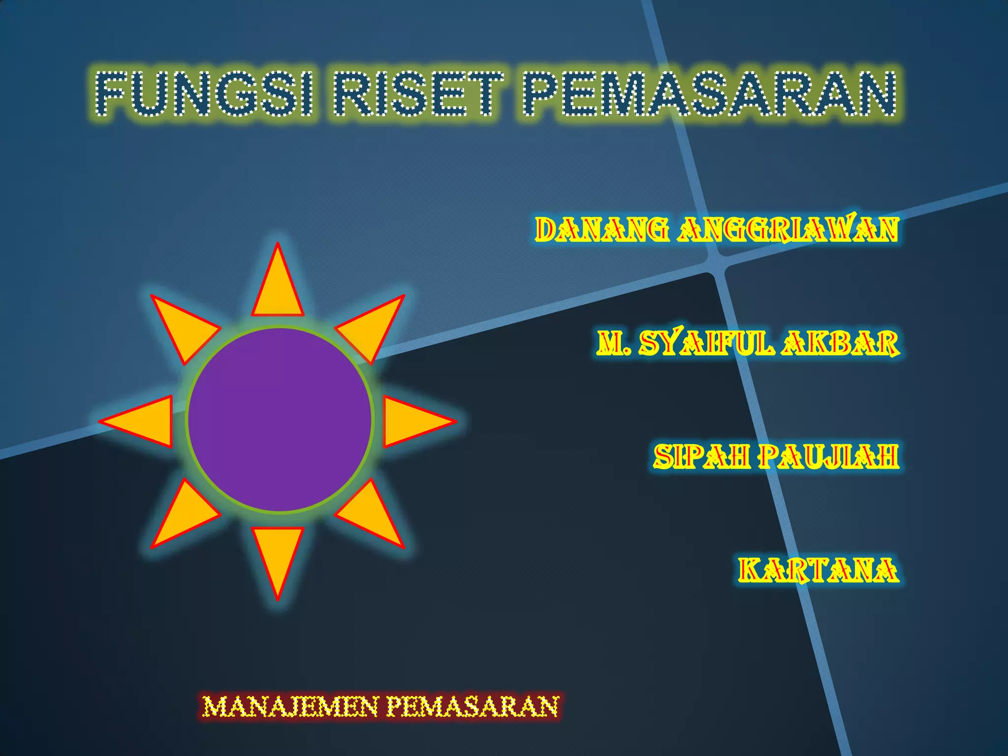 Fungsi riset pemasaran | PPT