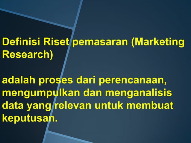 Fungsi riset pemasaran | PPT