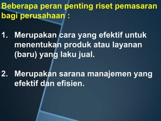 Fungsi riset pemasaran | PPT