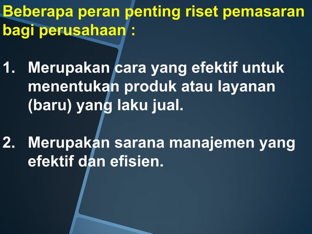 Fungsi riset pemasaran | PPT