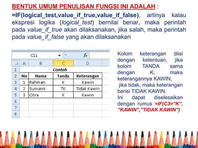 Fungsi Rumus Excel Pptx