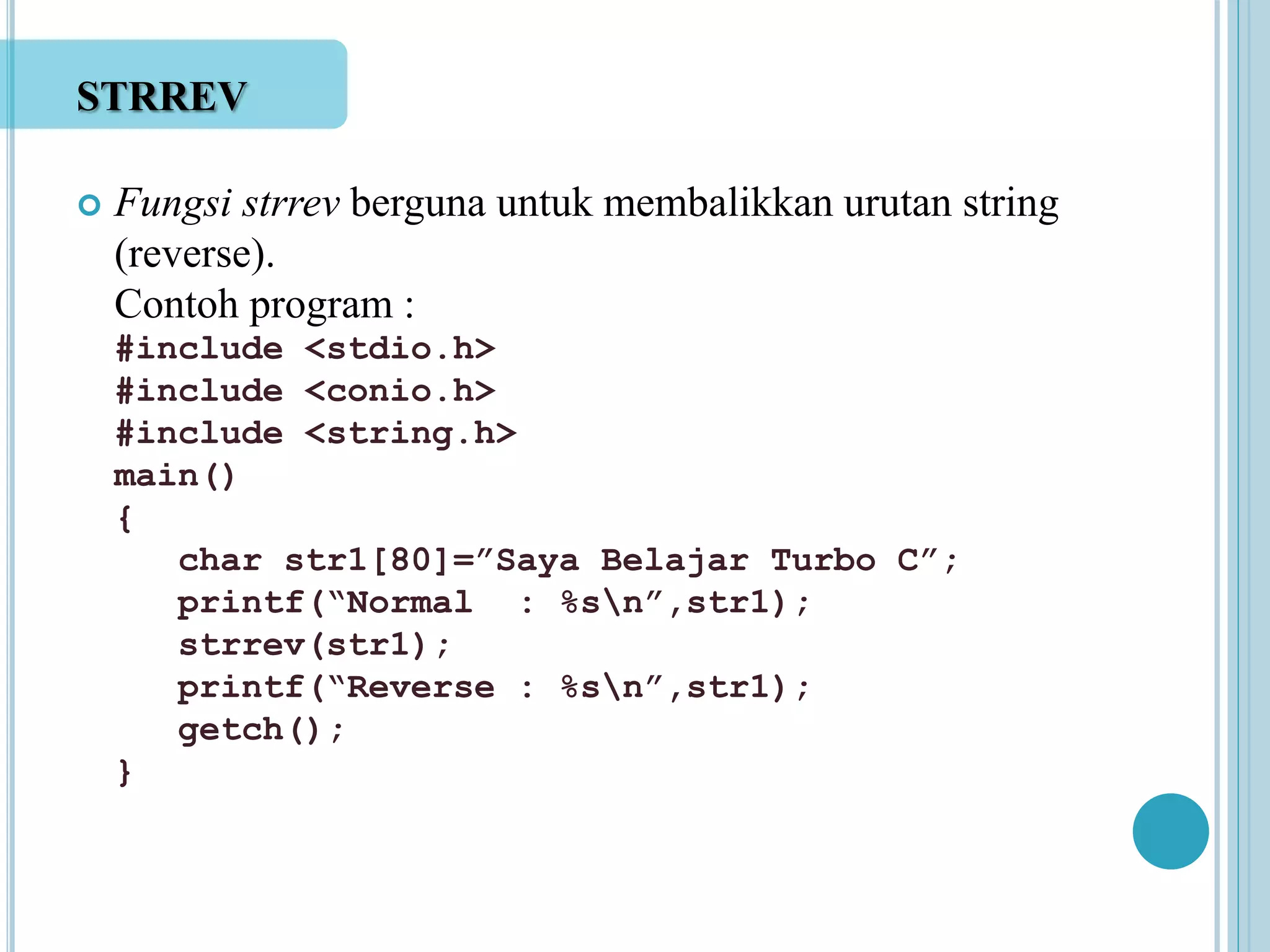 Fungsi string | PPT | Free Download