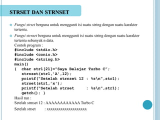 Fungsi string | PPTX