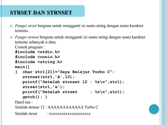 Fungsi string | PPT | Free Download