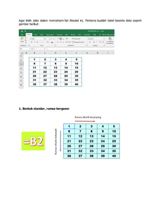 Fungsi Tanda $ (Absolute) pada Excel | PDF