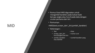 Fungsi text | PPT