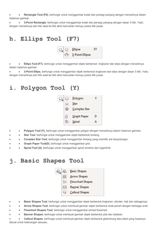 Fungsi tool pada coreldraw | PDF