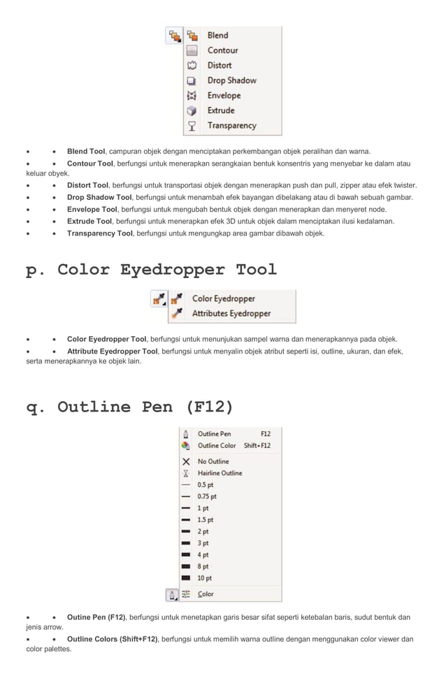 Fungsi Tool Pada Coreldraw Pdf