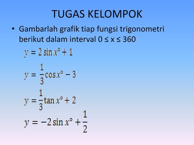 Grafik Fungsi trigonometri | PPTX