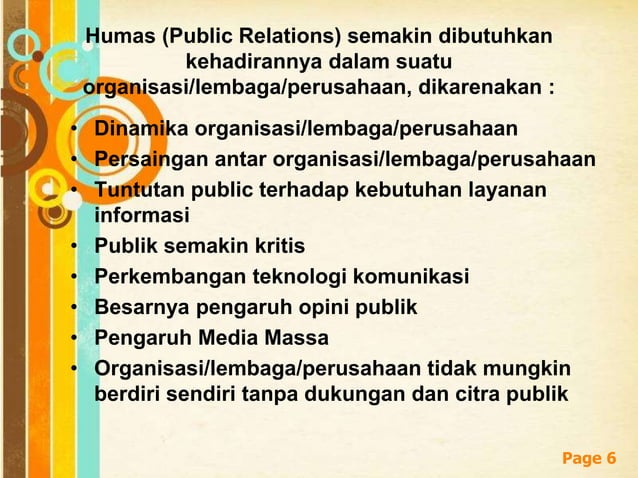 Fungsi, tugas dan tujuan public relation | PPT Fungsi, tugas dan tujuan public relation | PPT