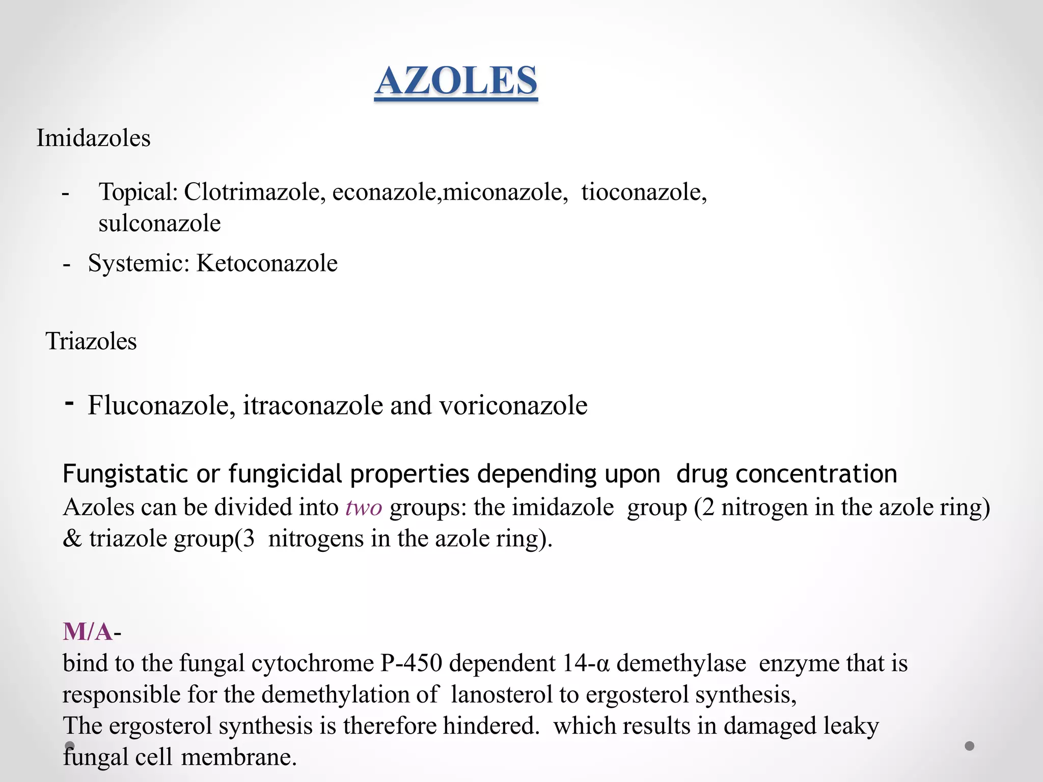 Fungus and anti fungal drugs | PPTX