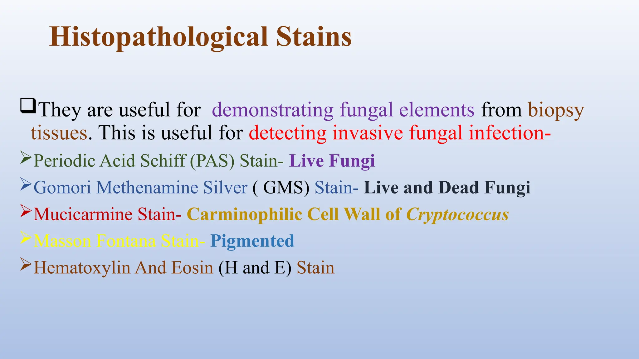 Laboratory Diagnosis of Mycology-II, microscopy, staining, culture ...