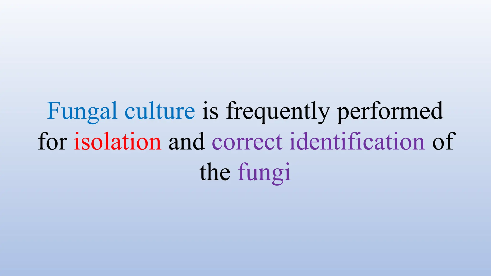 Laboratory Diagnosis of Mycology-II, microscopy, staining, culture ...